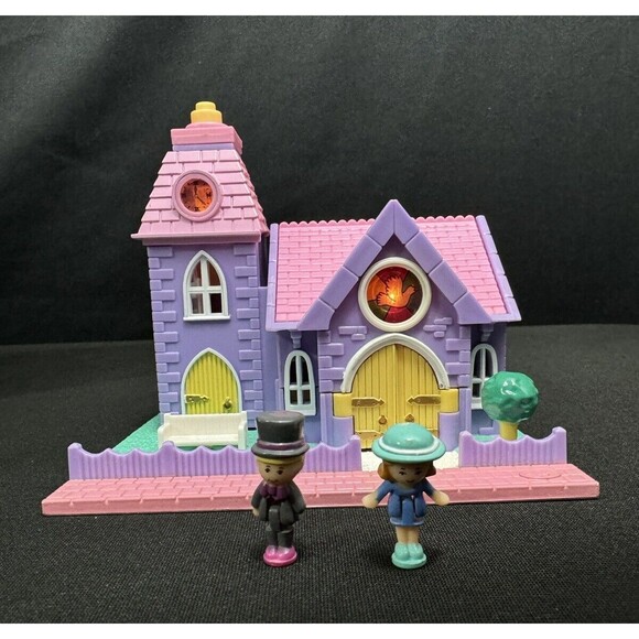 Blue Bird | Toys | Vintage 993 Polly Pocket Wedding Chapel Church 2 ...